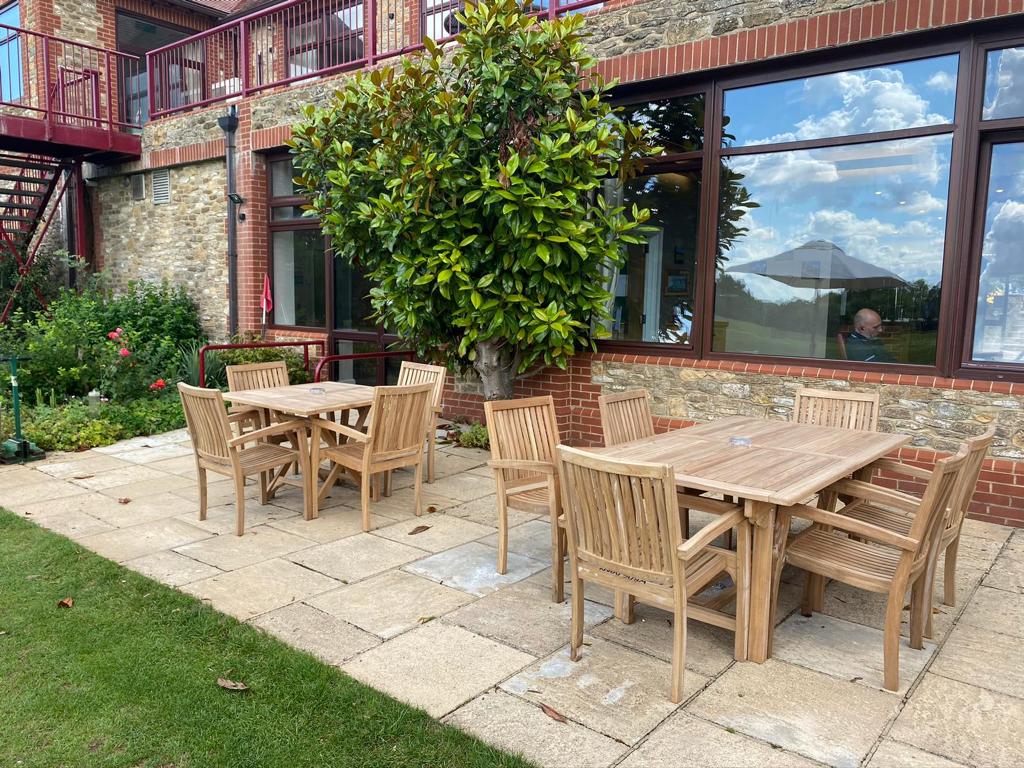 Rectangular Fixed-Leg Table - Wiltshire Teak