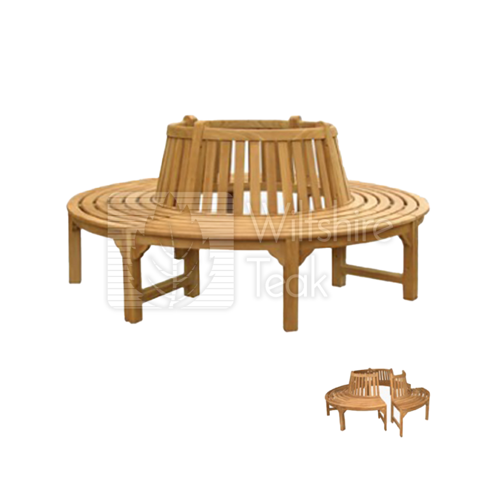 Round Tree Seat - Wiltshire Teak