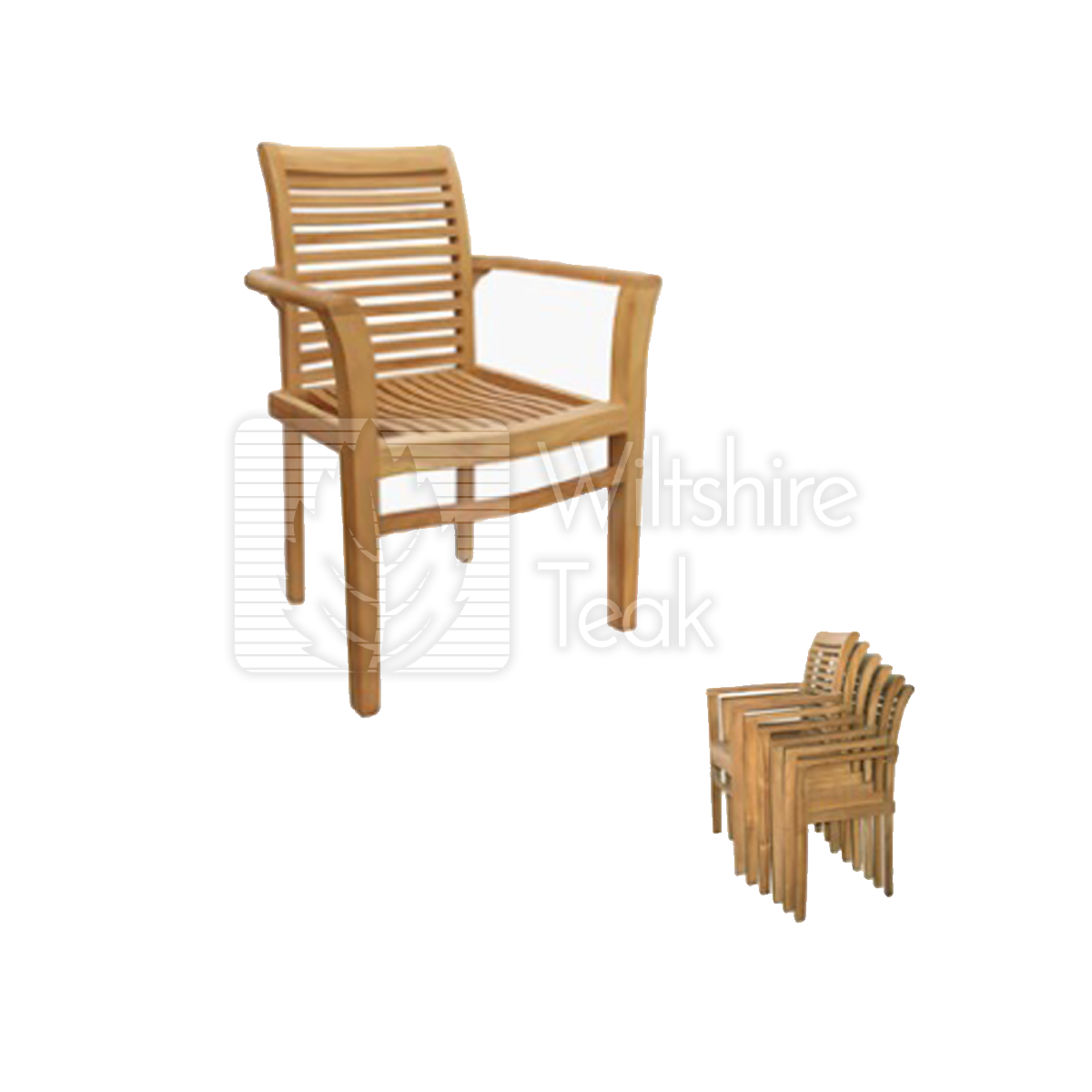 Stacking Chairs - Wiltshire Teak